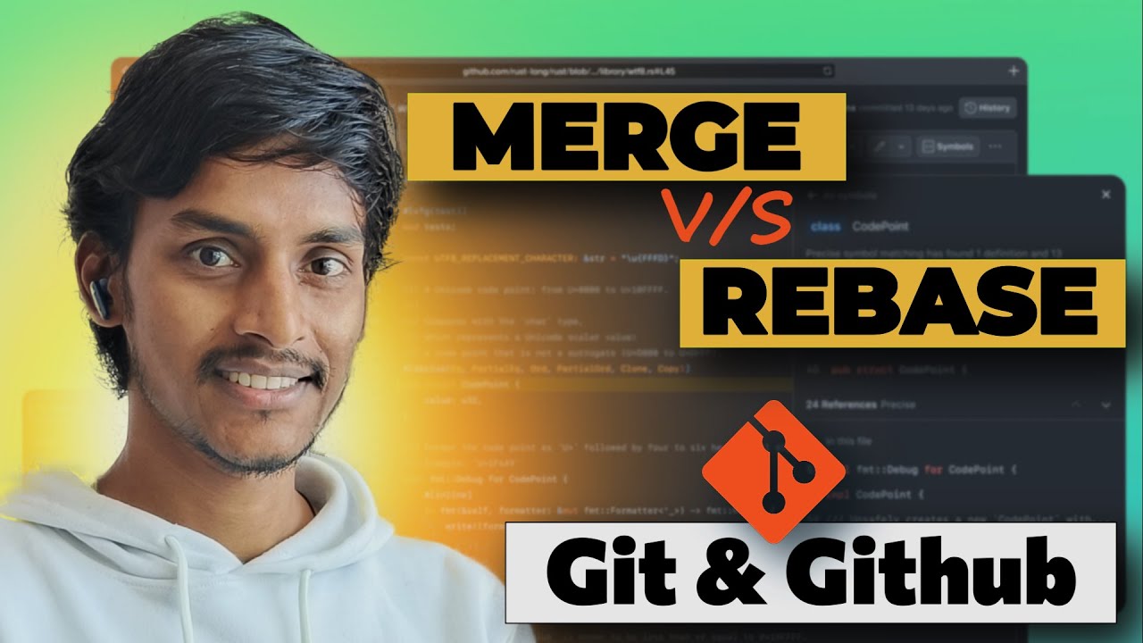 Rebase vs Merge | Seekho Git and Github #9 - YouTube