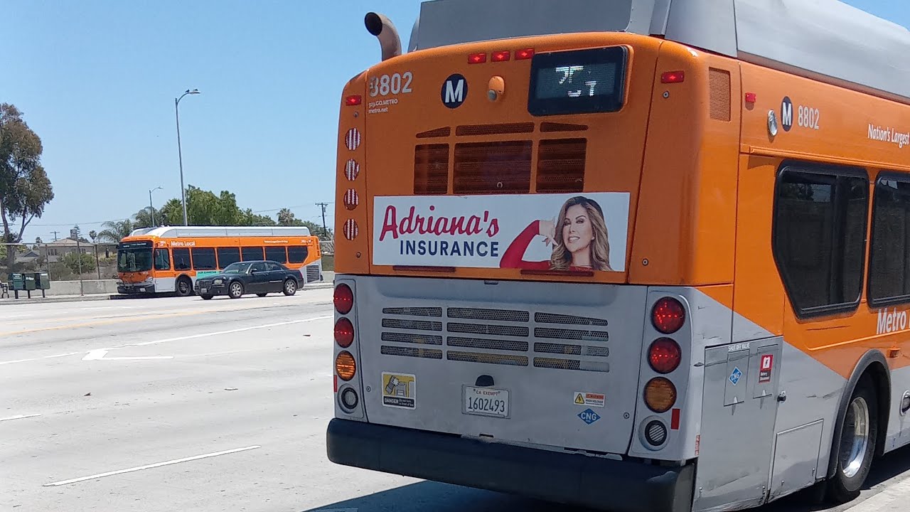 RARE*Metro Bus 754 to Vermont Athens Cline Station New flyer 8802 enjoy ...