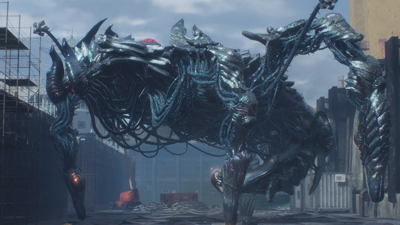 Devil May Cry 5 - Gilgamesh Boss Fight - YouTube