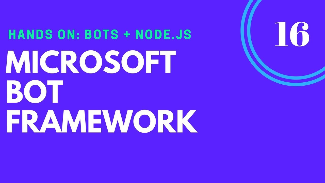 Bots Node Js Microsoft Bot Framework Aula 16 Demo Uso De