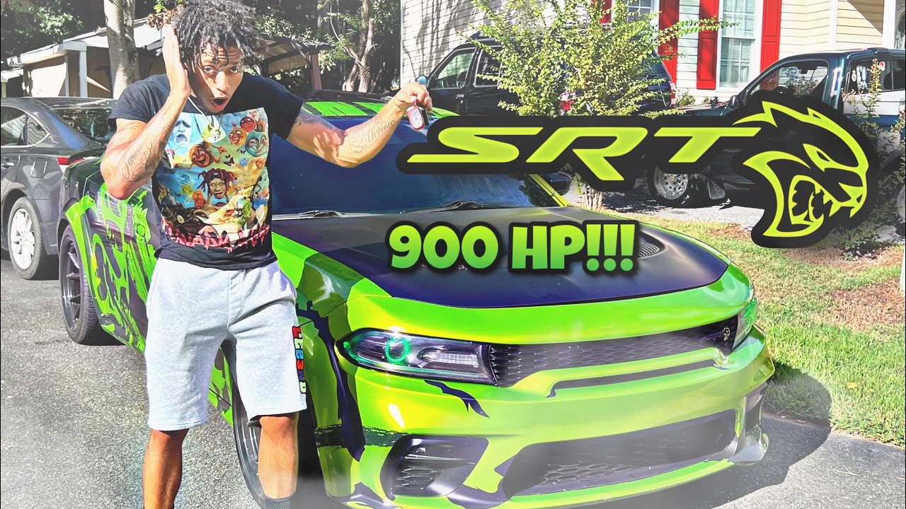 DRIVING VONTE1k 900HP HELLCAT!!! Crazy FAST!!! - YouTube