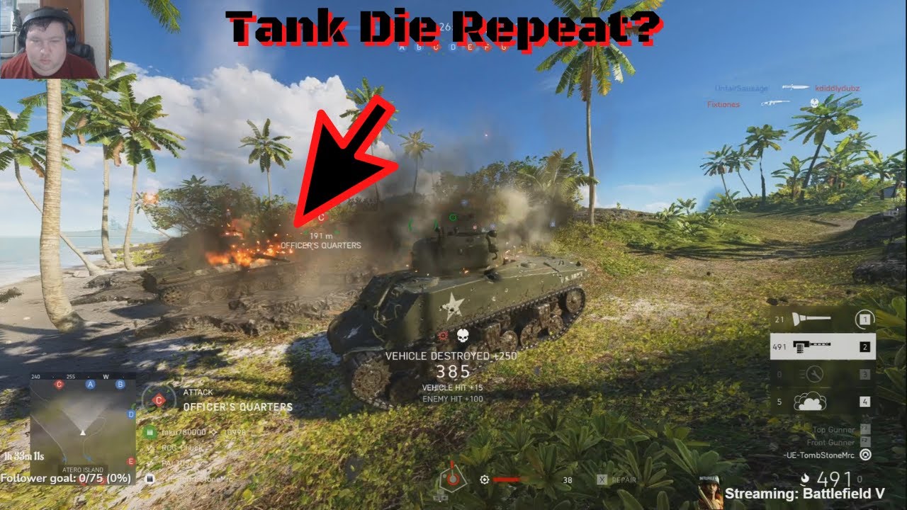 Battlefield 5: WW2 Tanks Lets lungemine Gamplay Support,Assault and ...