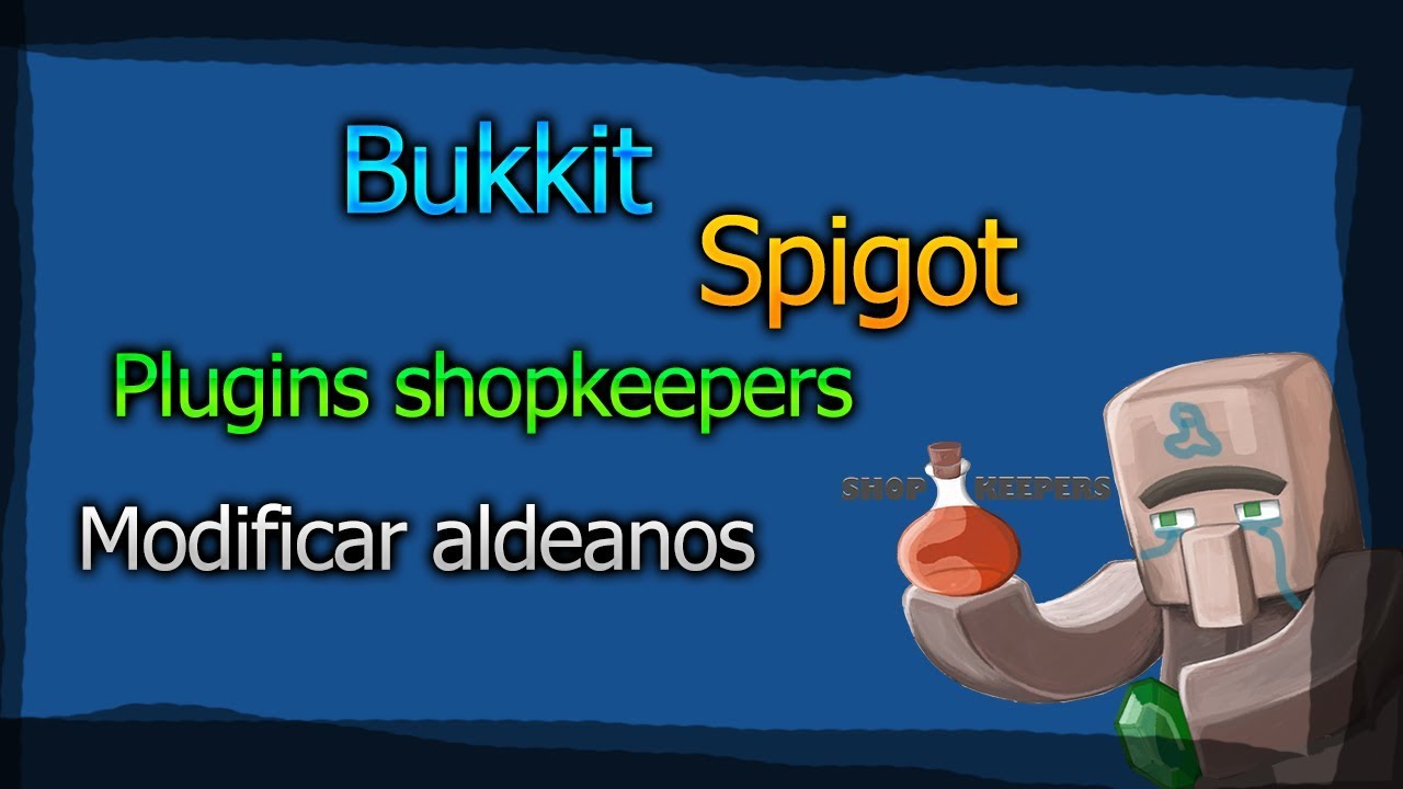 Minecraft - Plugin Shopkeepers [Tutorial en Español ] Comercio de ...