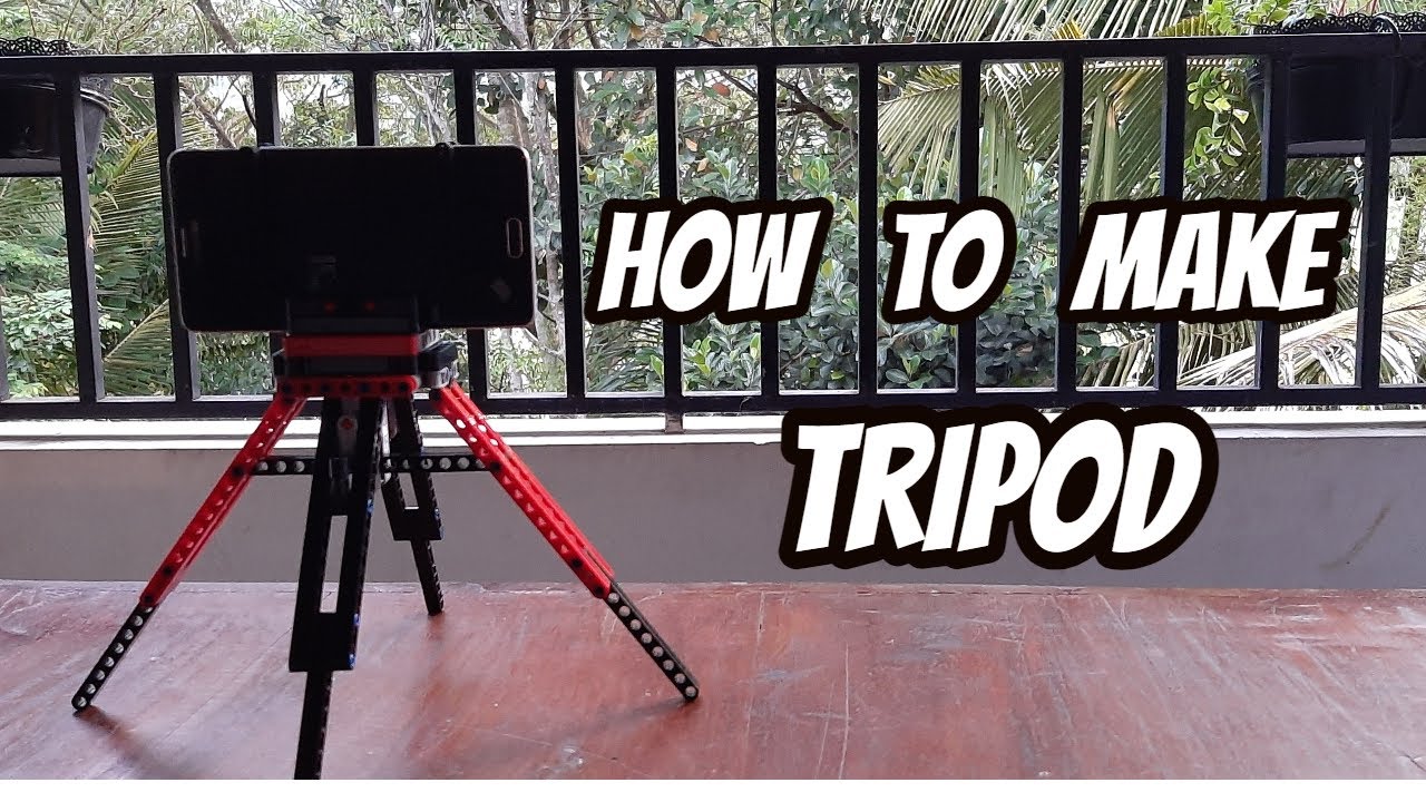 How to make a simple tripod - YouTube
