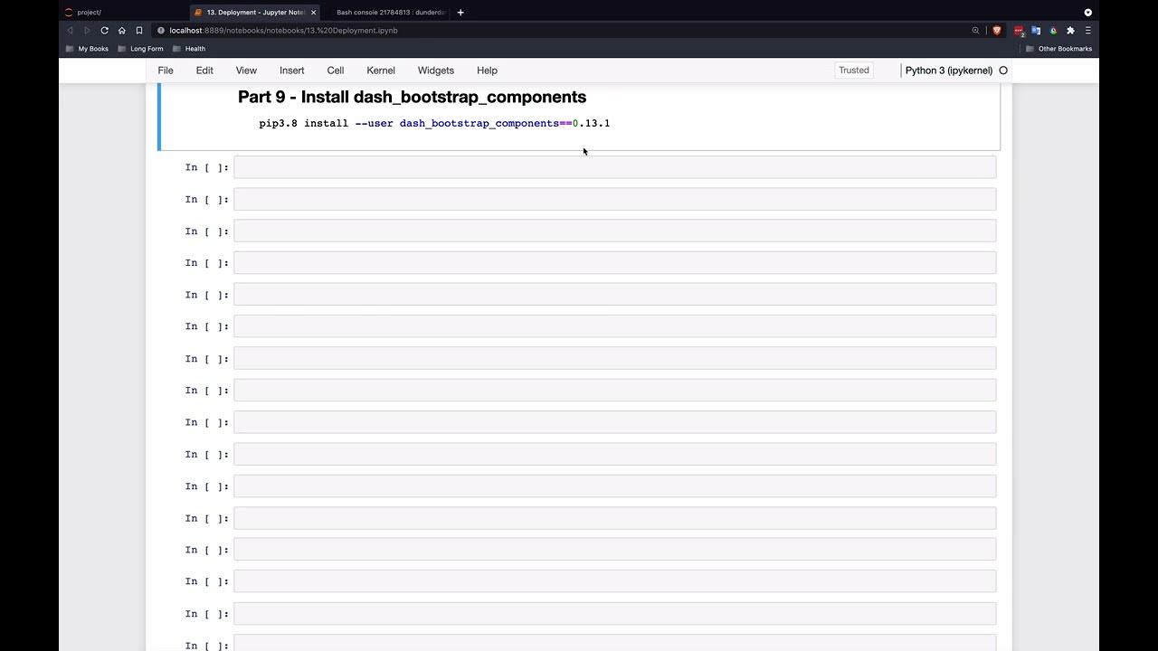 09 Install dash bootstrap components - YouTube
