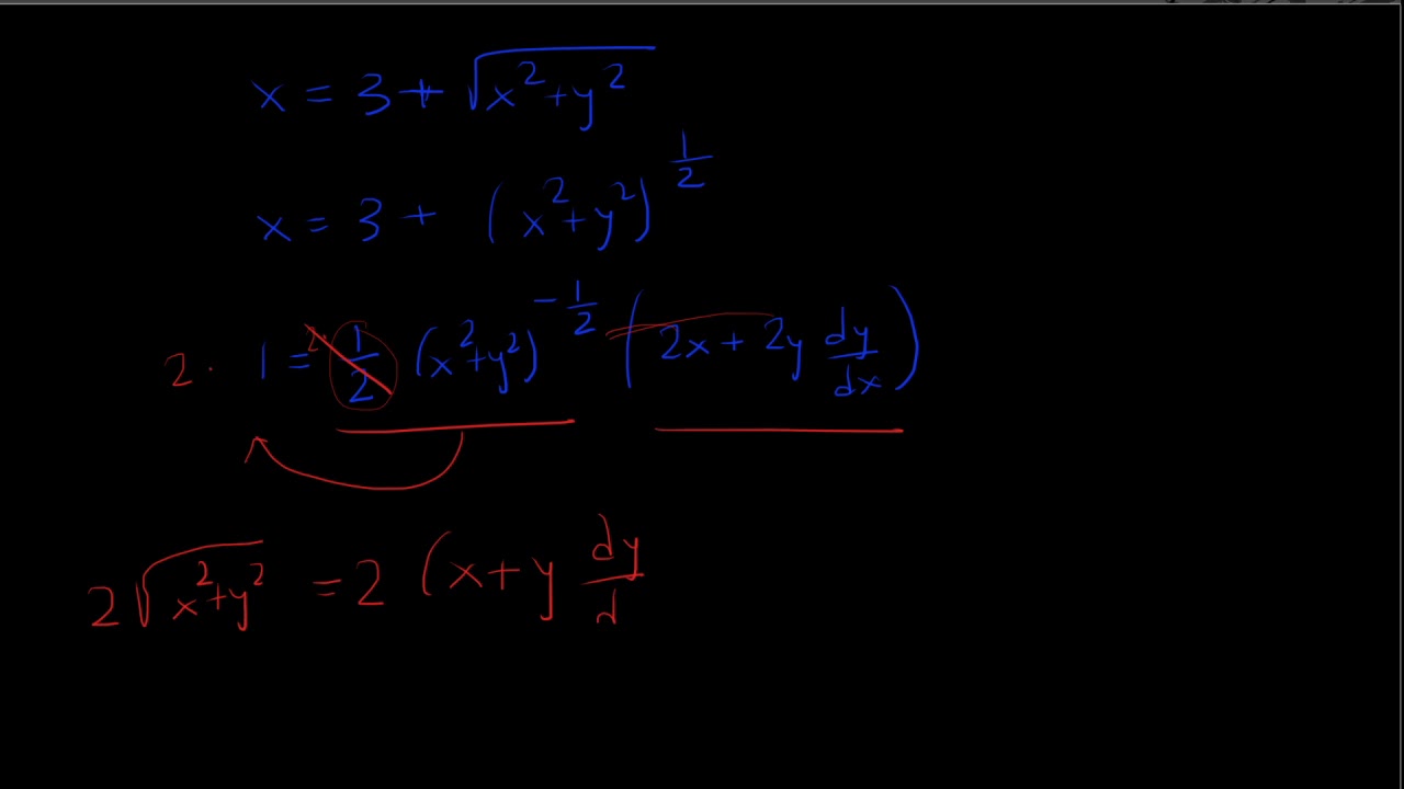 Implicit Differentiation Part 2 Avoiding Quotient Rule YouTube Implicit Differentiation Part 2 Avoiding Quotient Rule YouTube
