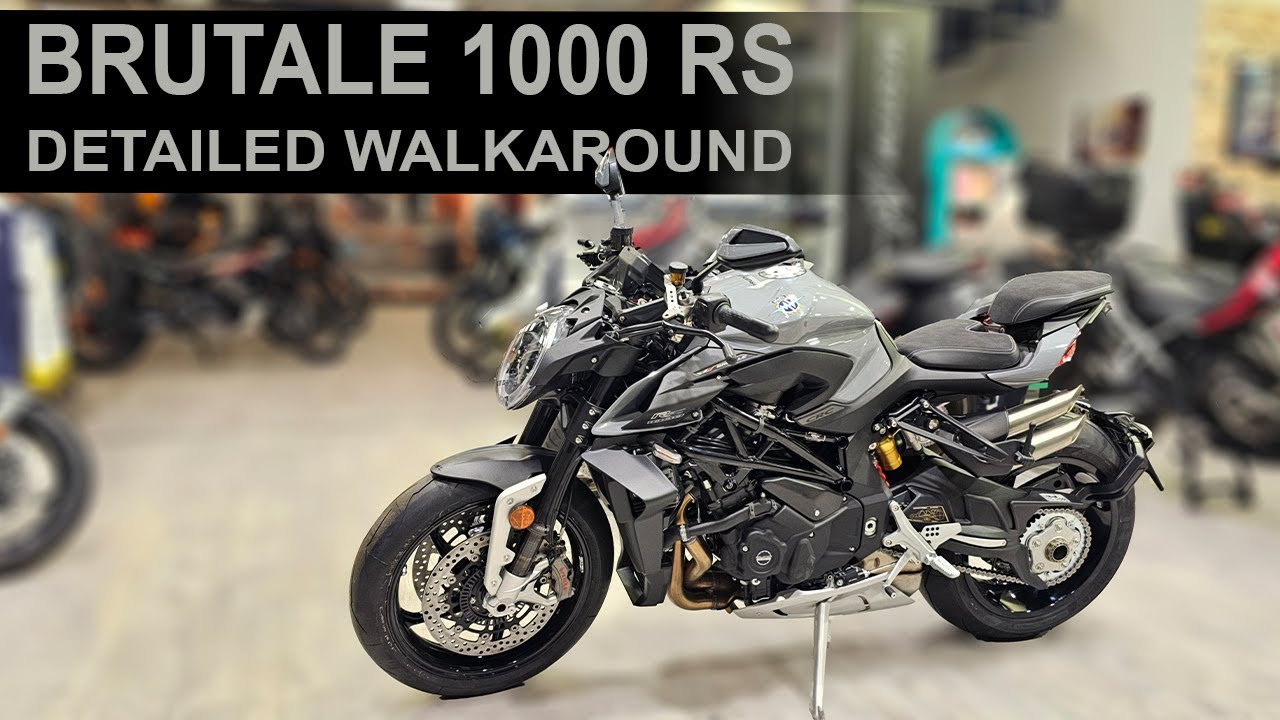 MV Augusta Brutale 1000 RS Quick Walkaround | Itz Bean - YouTube