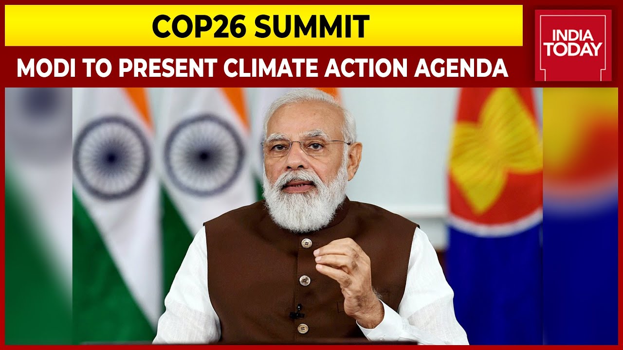 PM Modi In Glasgow For Key COP-26 Summit, To Present India's Climate ...