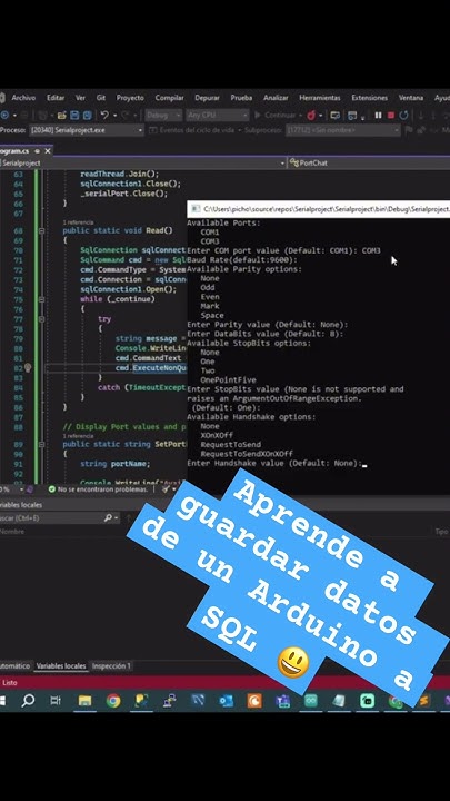 Aprende a guardar datos de un arduino a sql #programming #software # ...