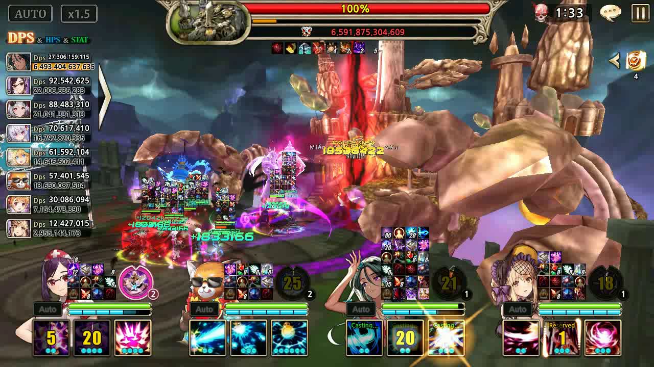 King's Raid Wb1 ft Laudia over 10T - YouTube
