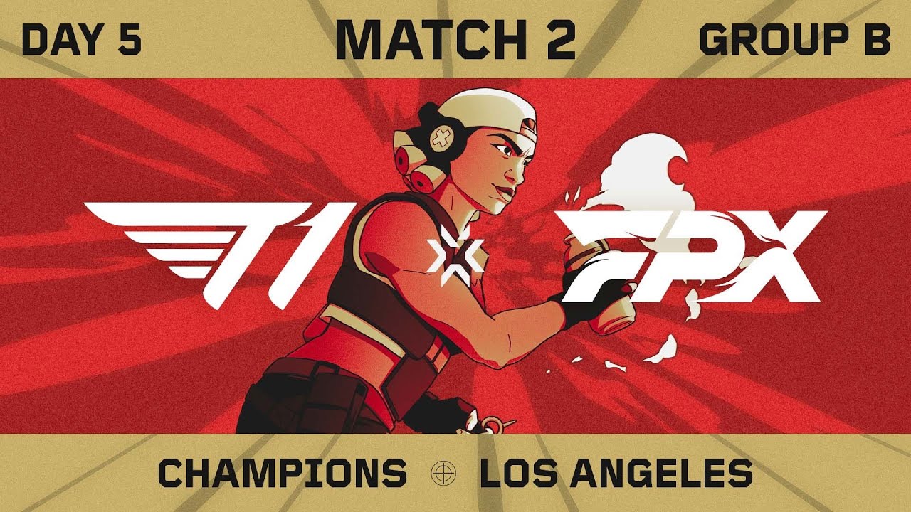 FunPlus Phoenix vs T1 - VALORANT Champions - Group - Bind Map 2 - YouTube