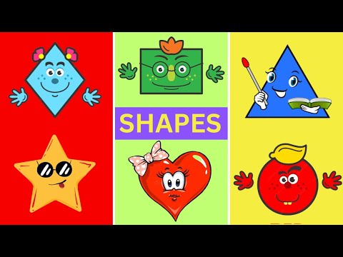 Fun Shapes Learning for Kids | Engaging Educational Video for Toddlers ...