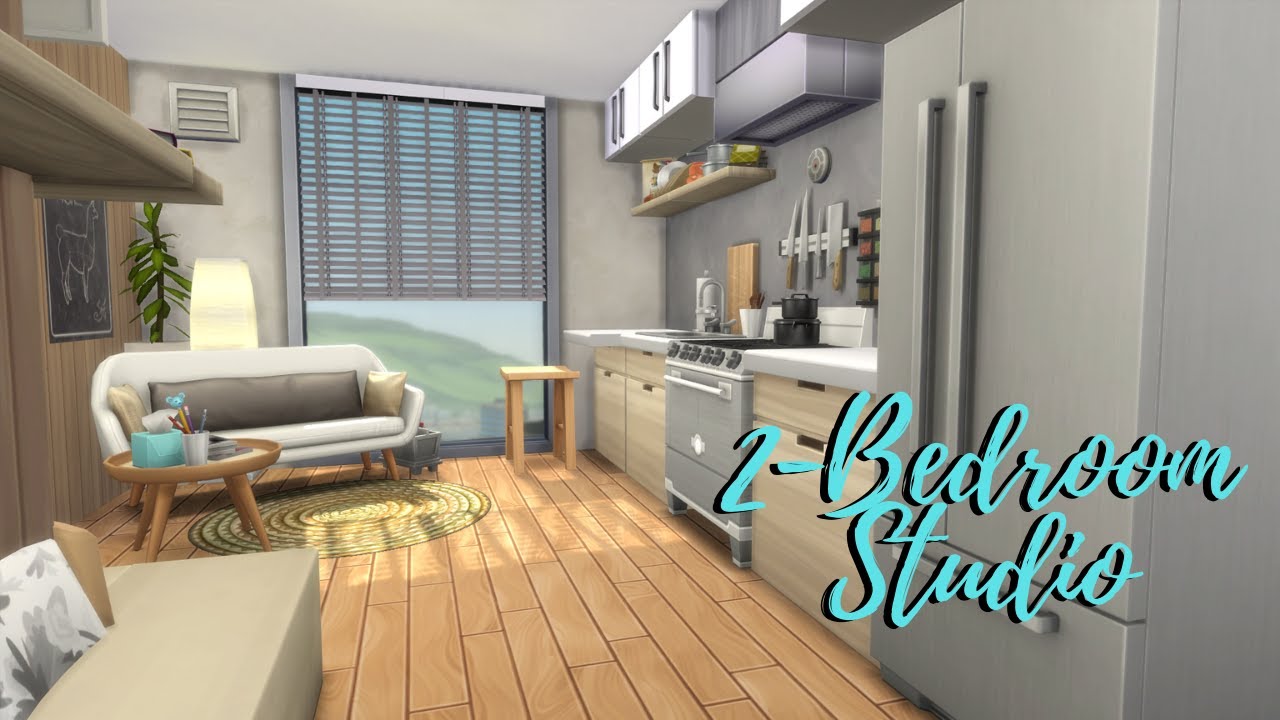 2 Bedroom Studio | The Sims 4: Apartment Renovation - YouTube
