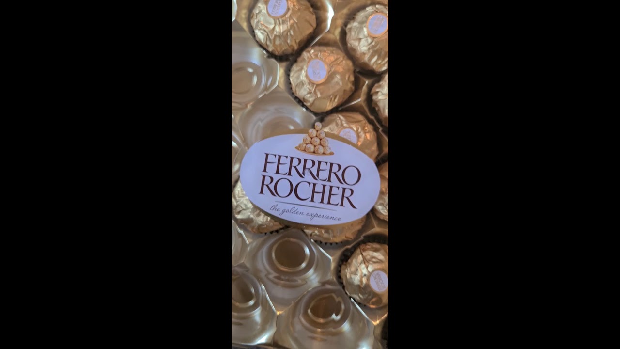 How to open box of Ferrero Rocher - YouTube