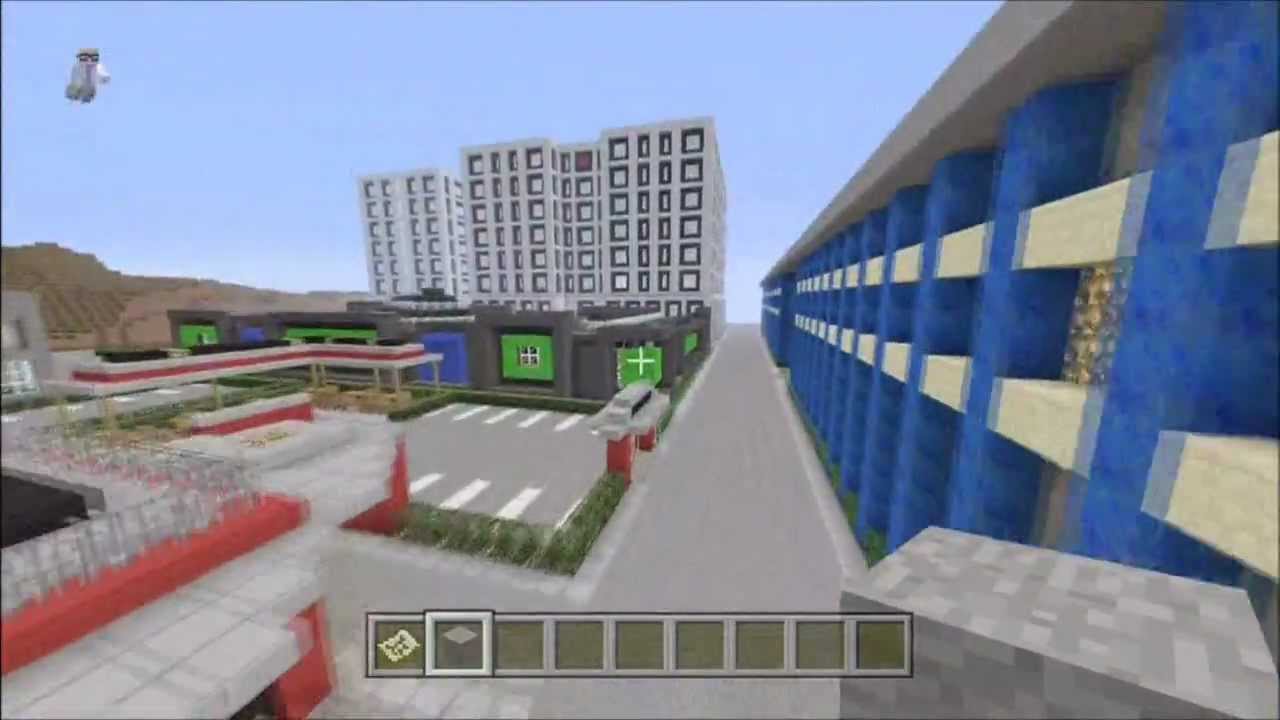 Minecraft tour of fast food restaurant - YouTube