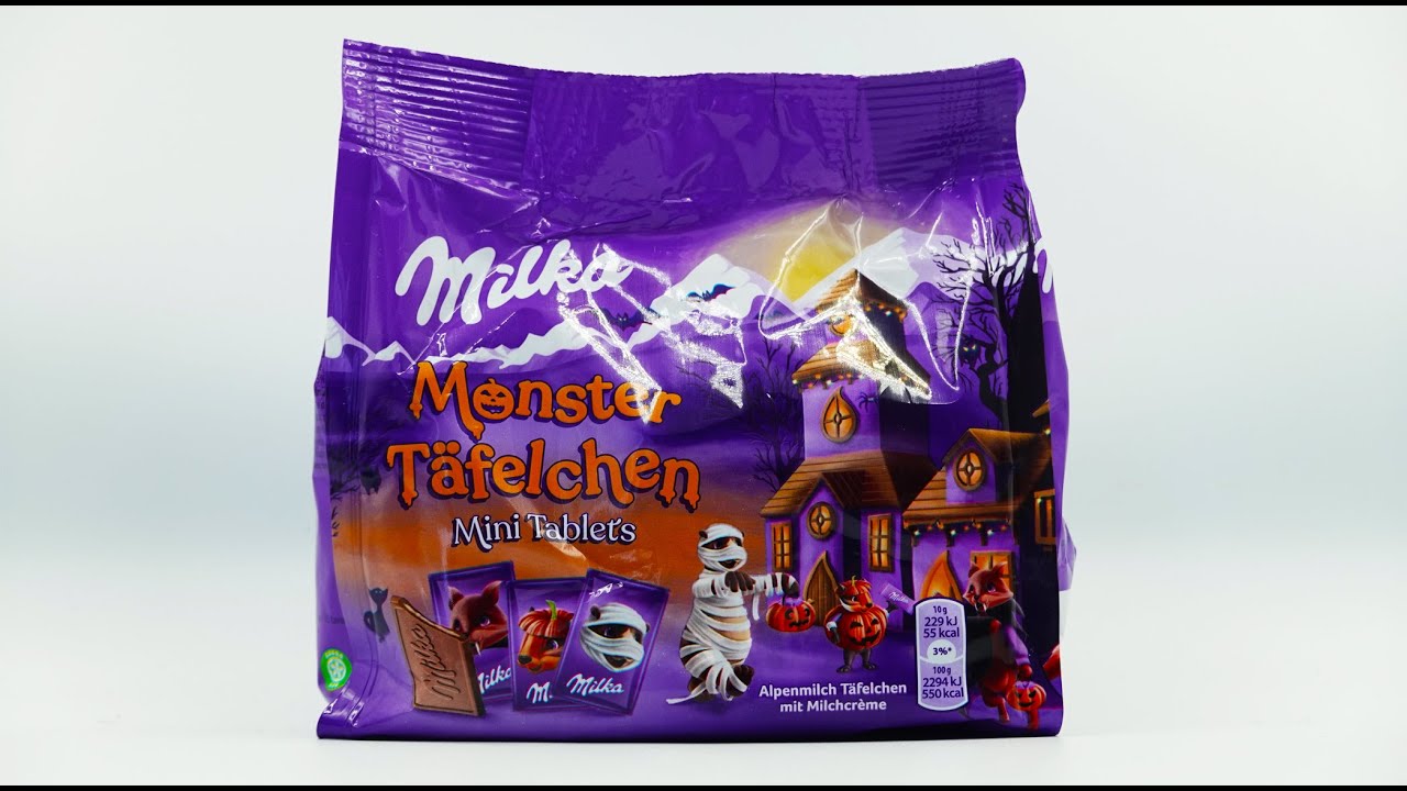 Milka Monster Täfelchen Mini Tablets Unboxing | Halloween | Very Funny ...