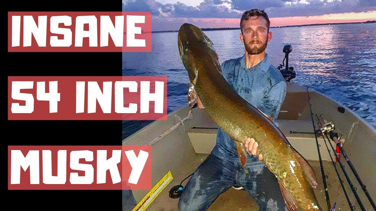 HUGE 54'' TROPHY MUSKY | Visited Grandpa on his death bed then THIS ...