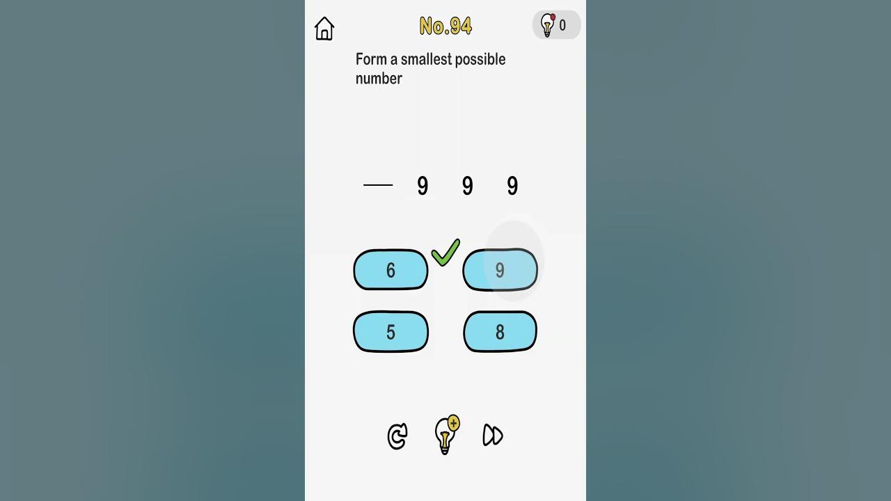 brain-out-level-94-form-a-smallest-possible-number-youtube
