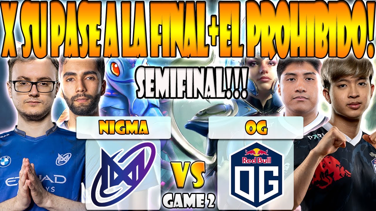 OG VS NIGMA BO3[GAME 2]SEMIFINAL-MIRACLE, SUMAIL VS 23SAVAGE,WISPER-BETBOOM DACHA BELGRADE 2024 ...