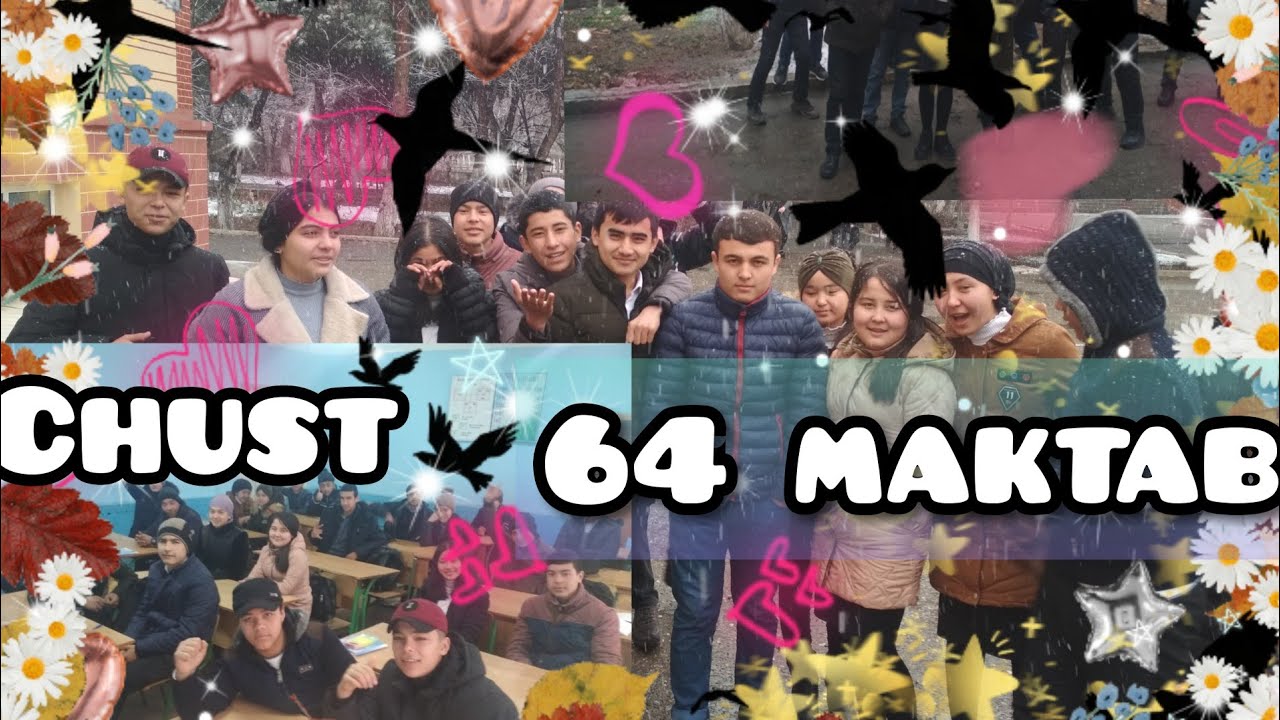 Chust 64 maktab 1 qism - YouTube