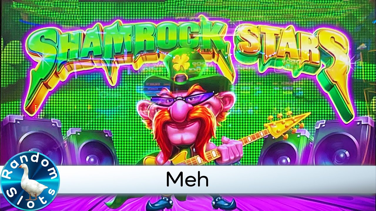 Shamrock Stars Slot Machine Feature - YouTube