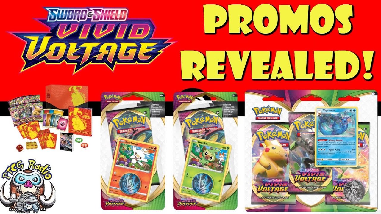 Vivid Voltage Products and Promos Revealed! (New Pokémon TCG Set) - YouTube