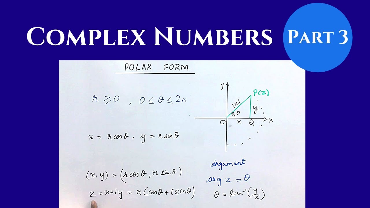 Polar form of Complex Numbers | Amplitude & Argument of z | Complex ...