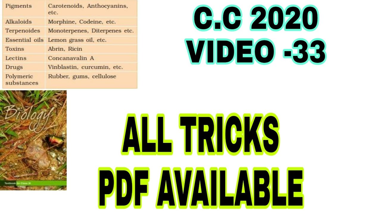 BIOMOLECULES NCERT BASED BIOLOGY ALL POSSIBLE TRICKS YouTube biomolecules-ncert-based-biology-all-possible-tricks-youtube