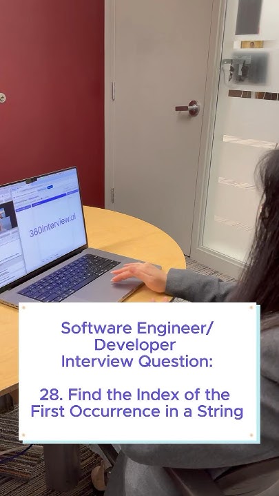 Software Engineer/Developer Interview Question: Find the Index of the First Occurrence in a ...
