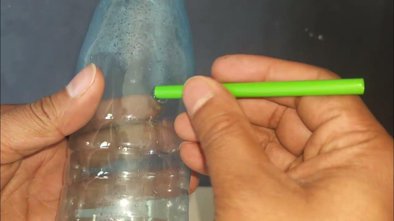 Water bottle science project - YouTube