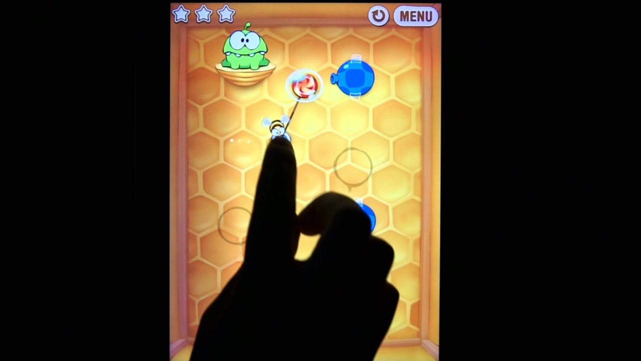 Cut the Rope level 10-14 (3 STARS) Buzz Box Solution Walkthrough - YouTube