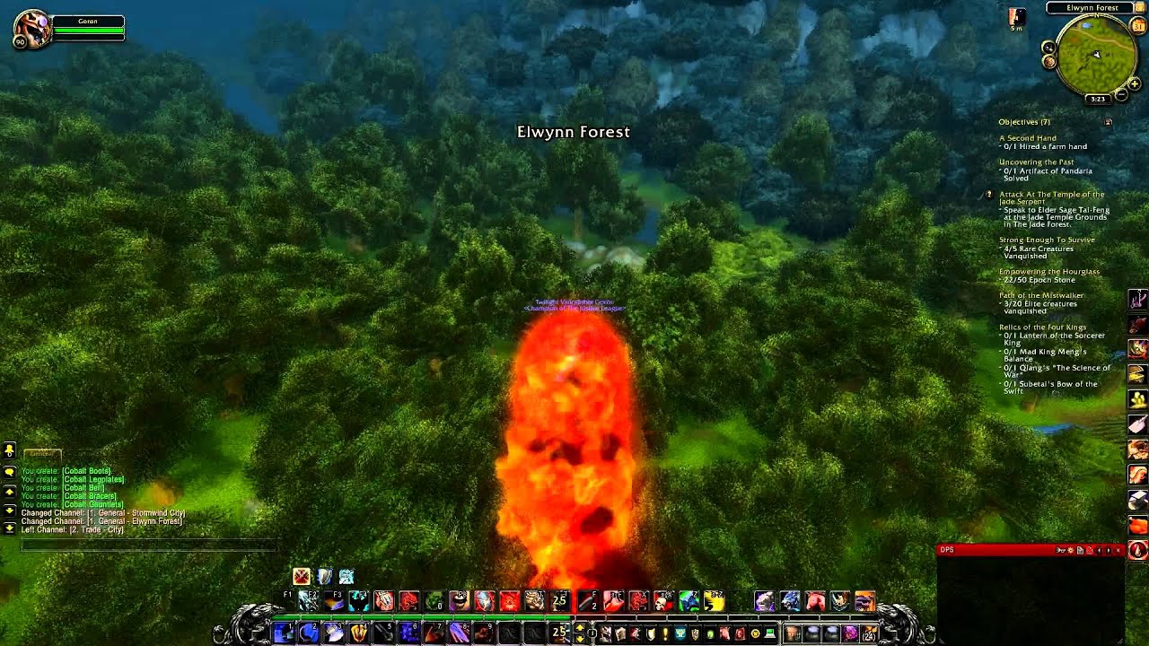 World of Warcraft - Falling Flame (Timeless Isle) - YouTube