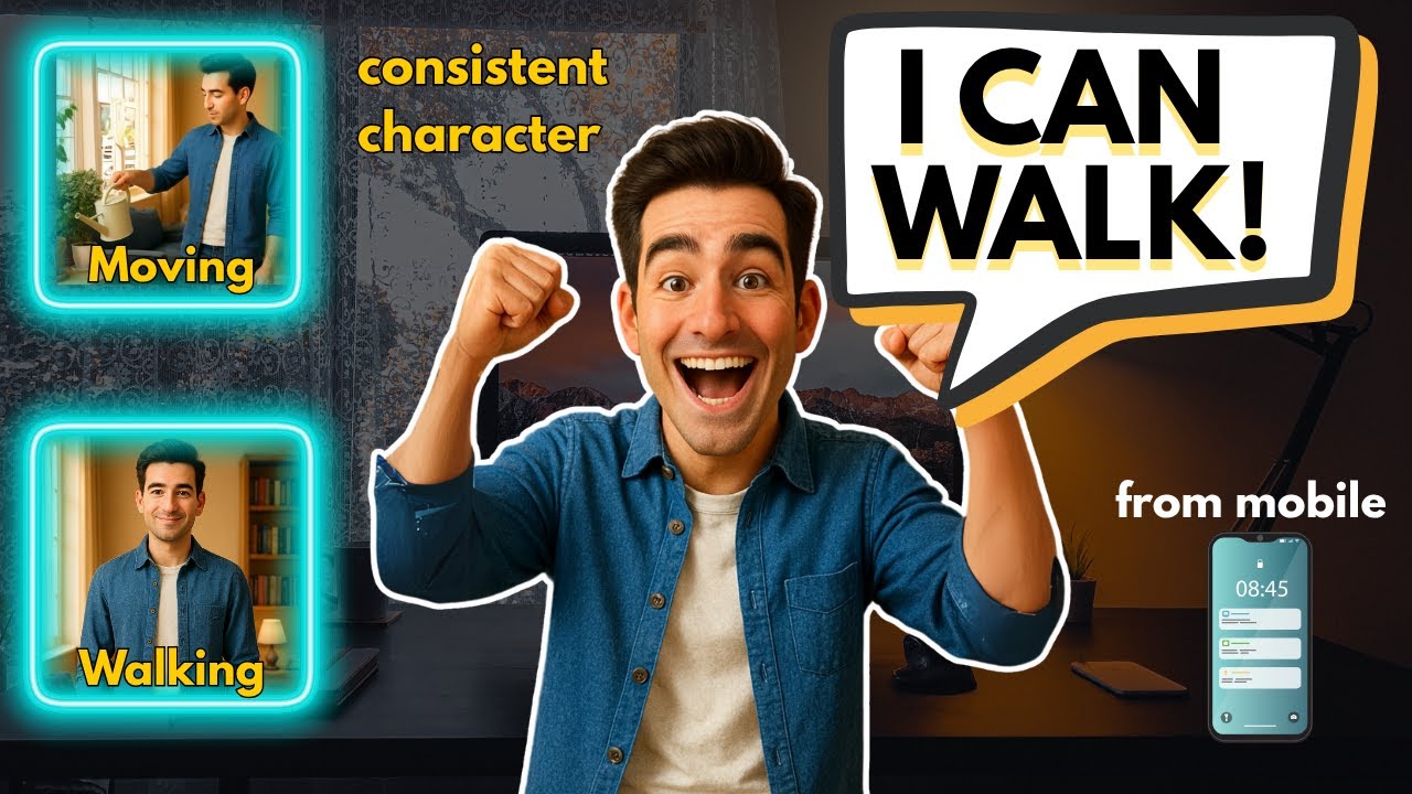 Create an AI Avatar That Walks, Talks, and Gestures using mobile phone ...