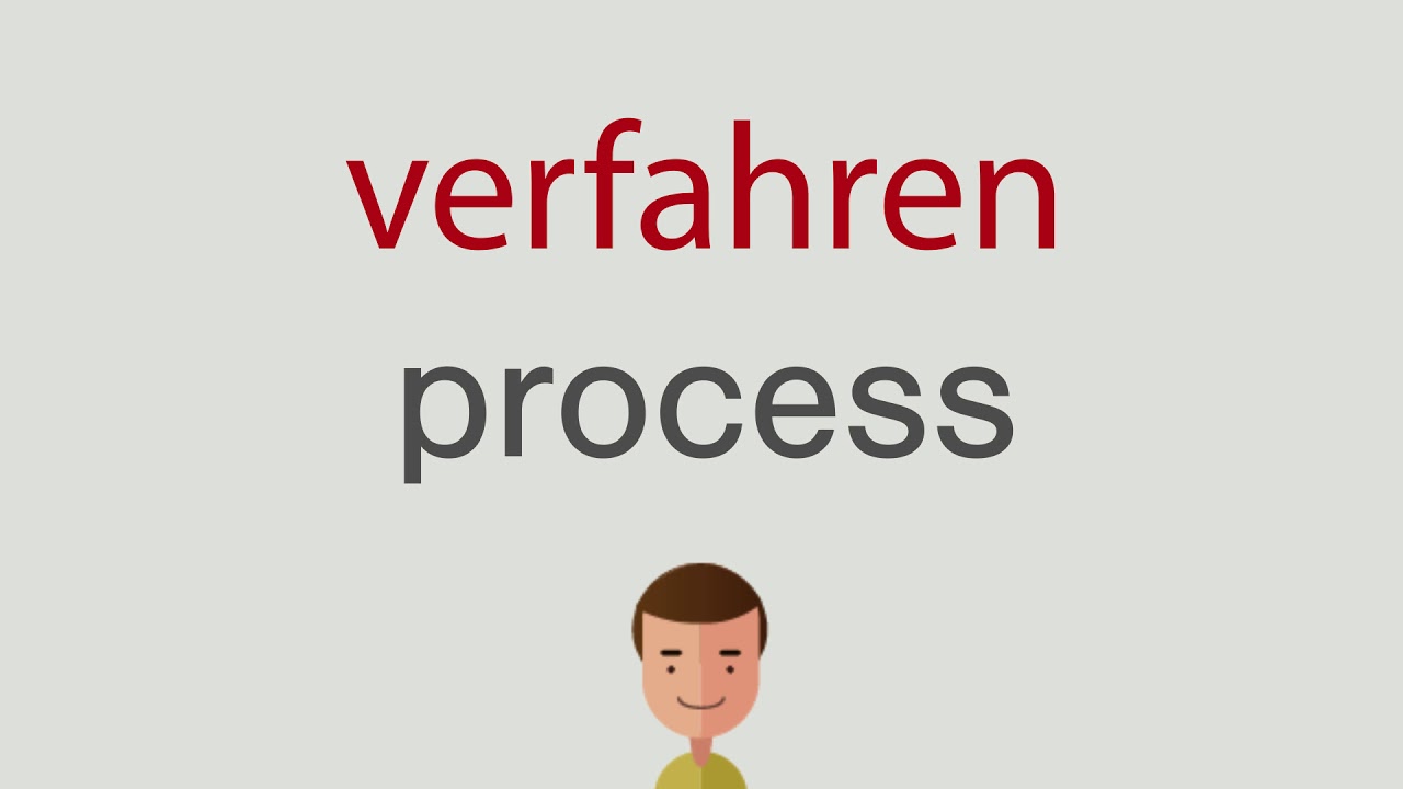 Wie heißt verfahren auf englisch - YouTube