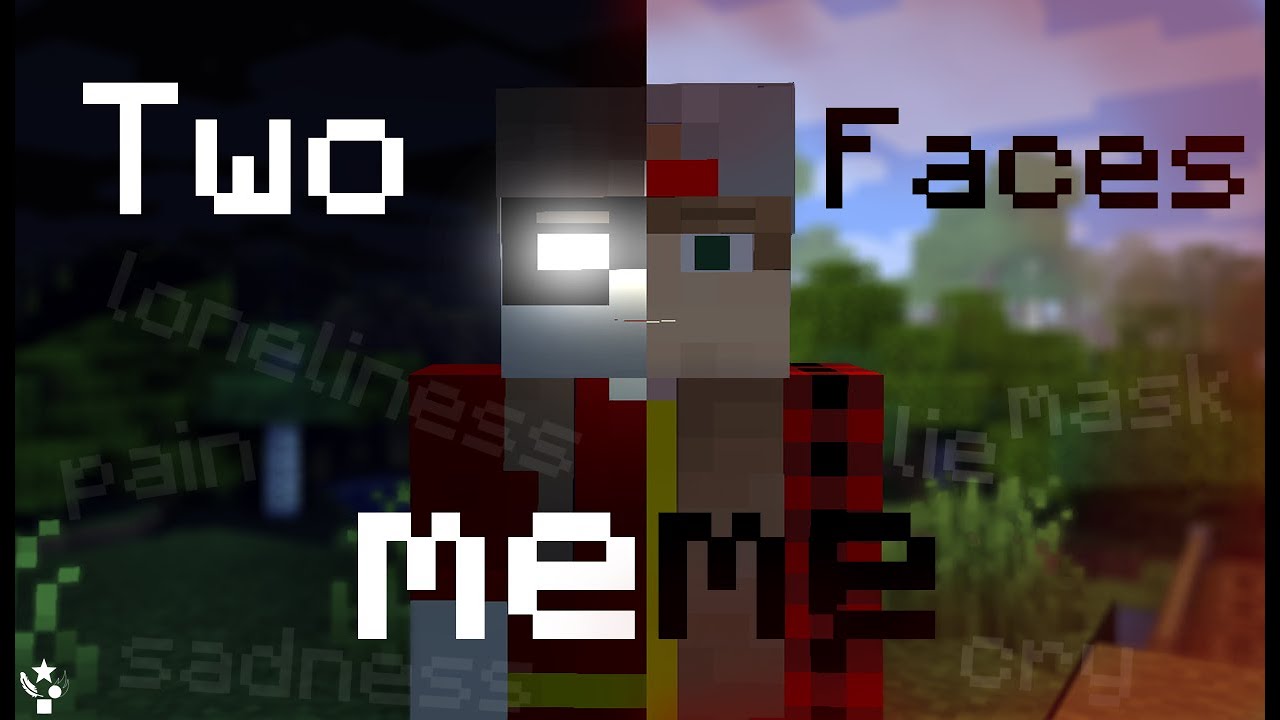 Two faces meme [Minecraft Animation] - YouTube