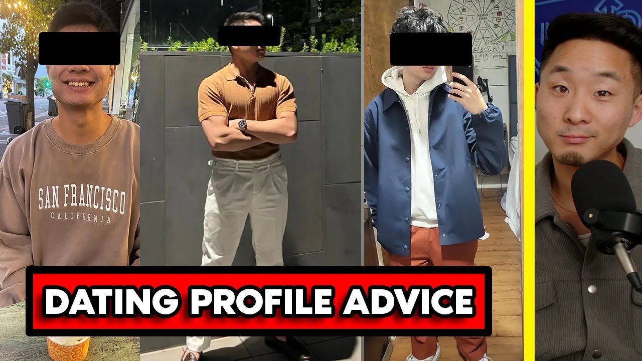 Giving ASIAN GUYS Online Dating Profile Advice - YouTube
