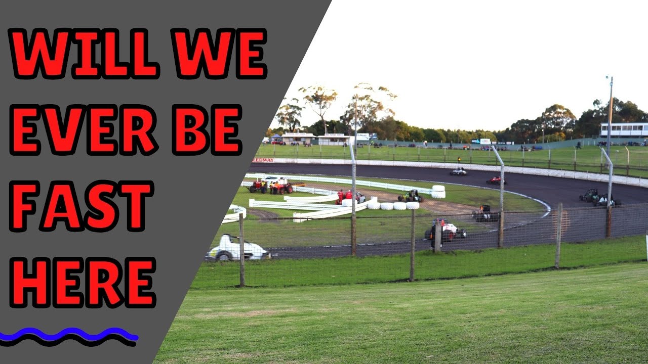 Racing At Borderline Speedway Mt Gambier (Never Goes Well For Us) - YouTube