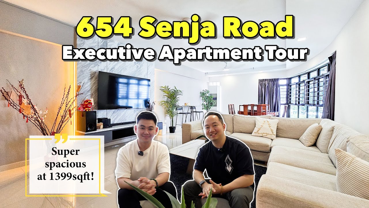 Home Tour | Executive Apartment 3 Rooms + Study at Senja Road | 1399 ...