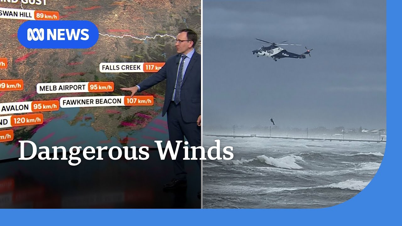 Two dead as severe winds lash Victoria, causing widespread damage | ABC ...