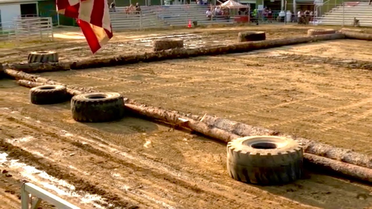 Track Preview From Above Bullskin Twp. Fair Demolition Derby Size Cars ...