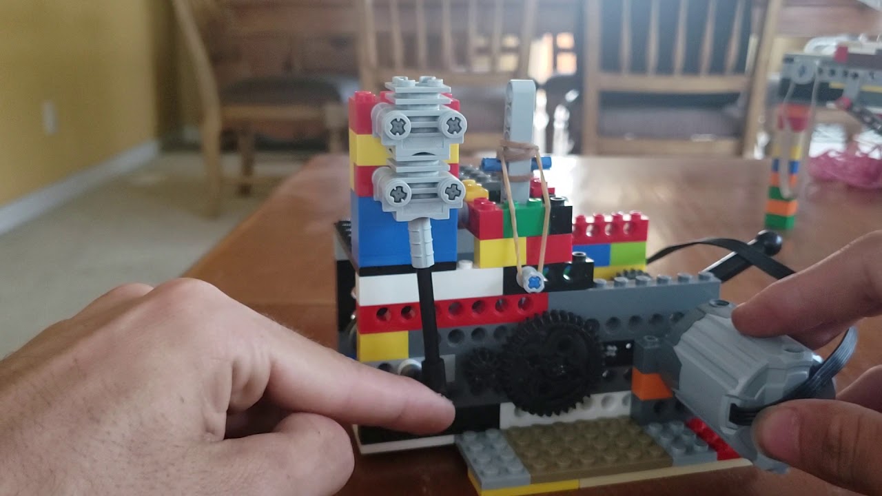 Lego 3 speed transmission with working clutch - YouTube
