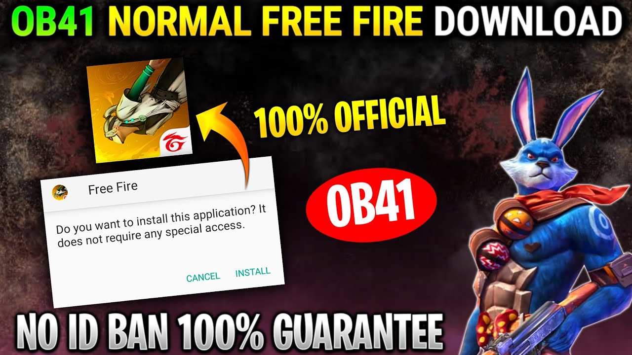 OB41 NORMAL FREE FIRE DOWNLOAD | FF NORMAL DOWNLOAD | FREE FIRE NORMAL ...