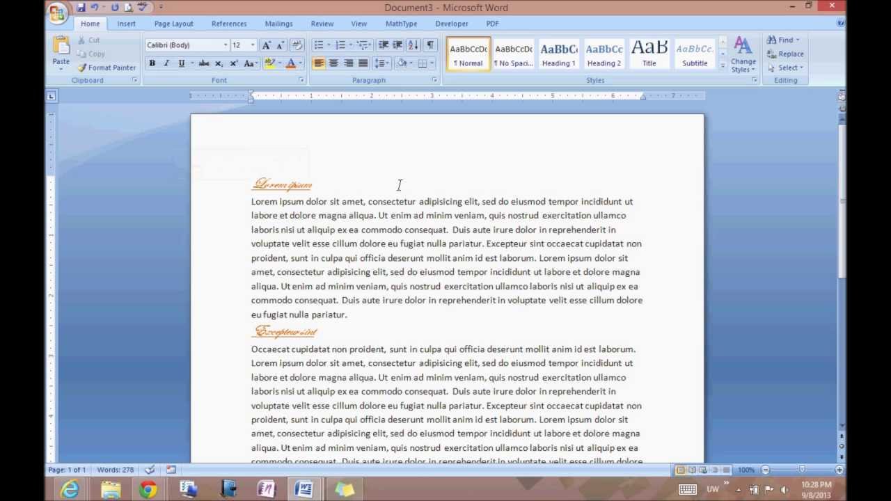Format Painter Microsoft Word YouTube Format Painter Microsoft Word YouTube
