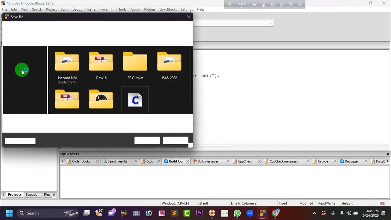 Area Of Circle C Programming Youtube