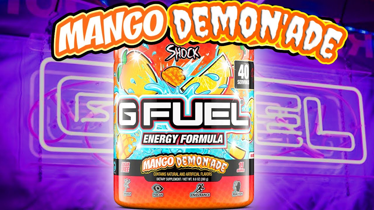 New MANGO DEMON'ADE - SHOCKS Limited Gfuel Release - YouTube