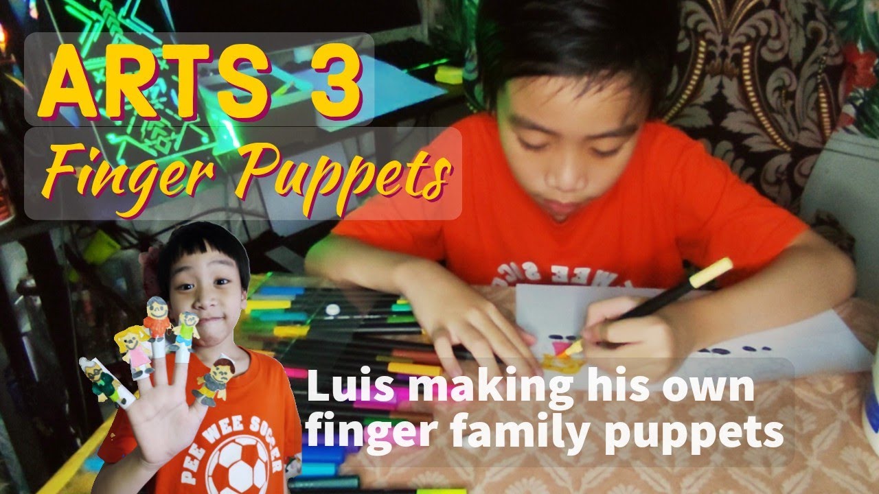 Arts 3 | Finger Puppets | Family Finger Puppets - YouTube