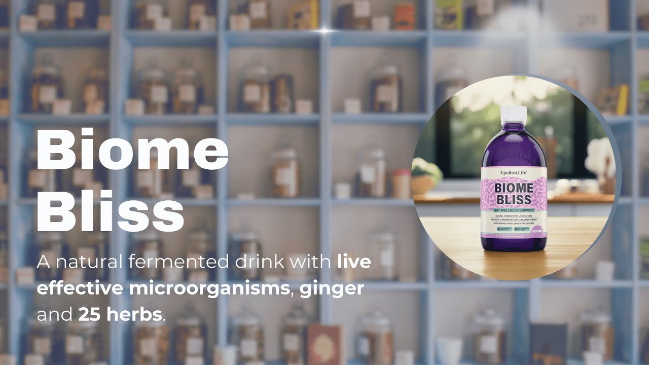 Biome Bliss - a natural gut health supplement with live effective ...