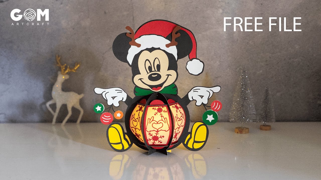 FREE FILE: How To Make Paper Micky Lanterns - YouTube