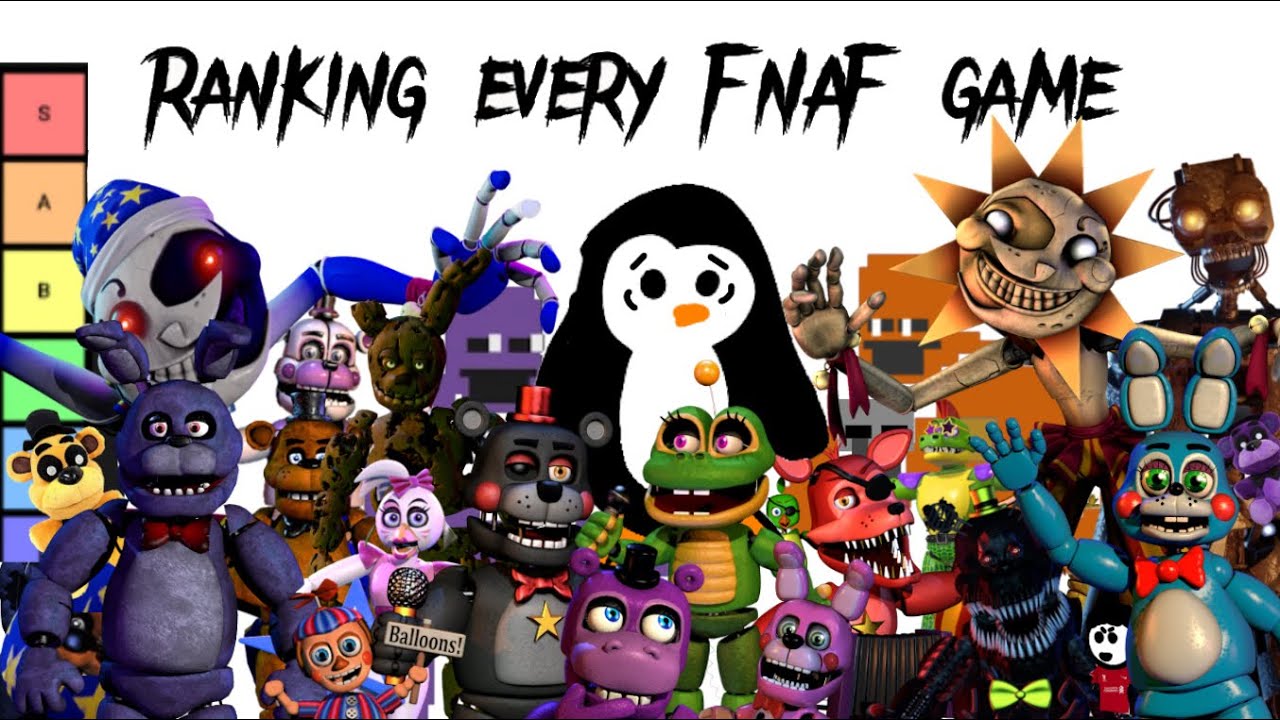 Ranking every FNAF game - YouTube