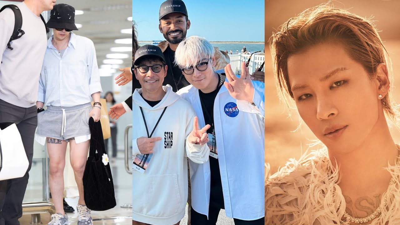 G-dragon debuts new tattoos, Top ready to fly to the moon & Taeyang's ...